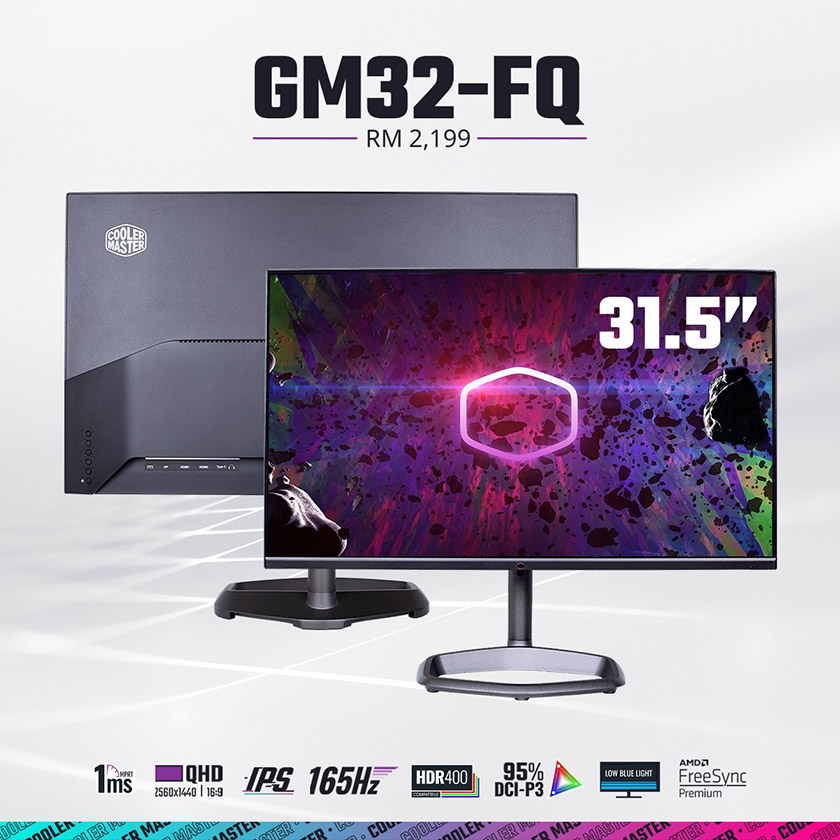 Cooler Master GM32-FQ and GM27-FQS ARGB Gaming Monitors are currently ...