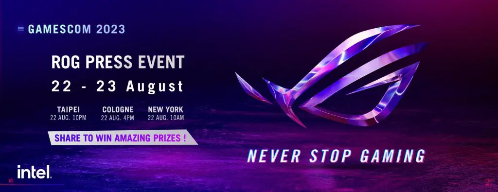 Here's what ASUS ROG is doing over at Gamescom; New products ... Here's what ASUS ROG is doing over at Gamescom; New products ...