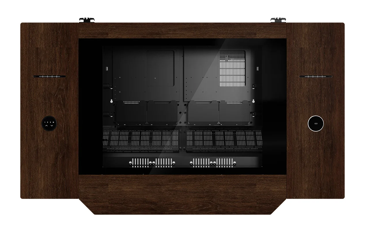 LIAN LI launches the latest DK-07 WOOD motorized desk PC case with ...
