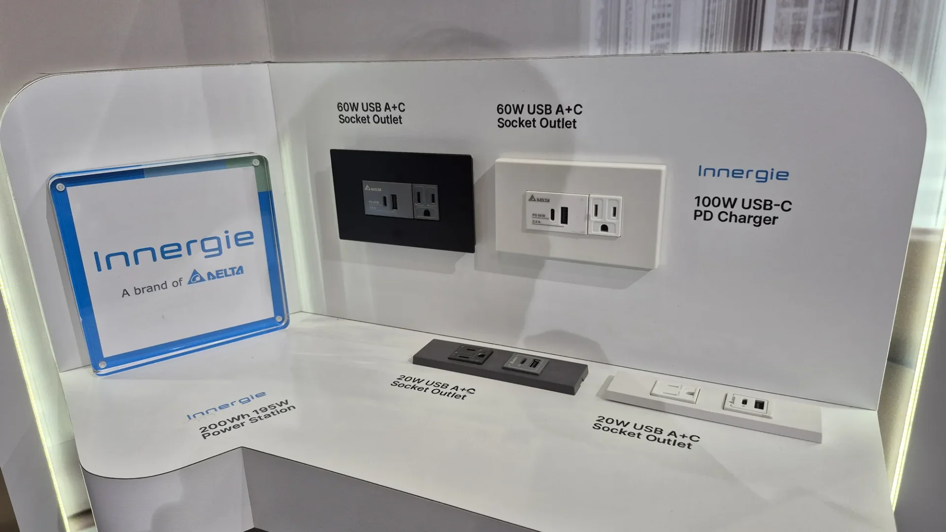 Innergie is Delta Electronics' B2C brand; Home power sockets and ...