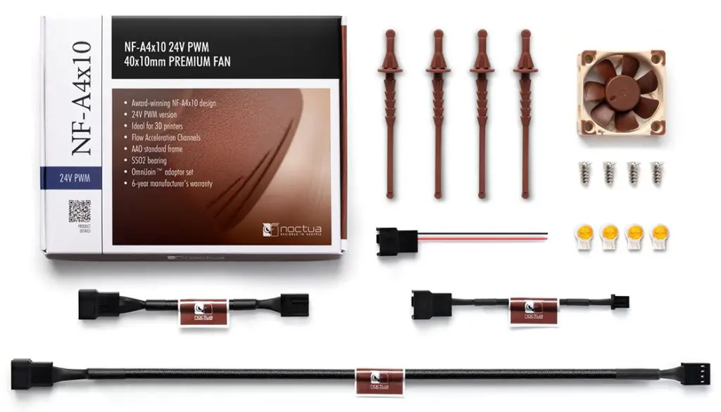 Noctua introduces a brand-new 24V version of its NF-A4X10 40mm PWM Fan